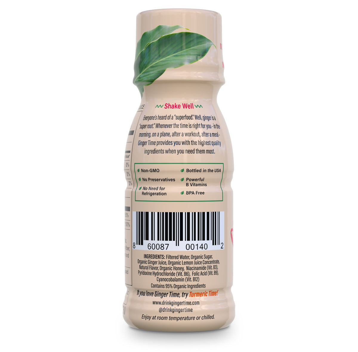 Ginger Time Ginger Shots (12 Pack) - Ginger with Citrus and Honey ...